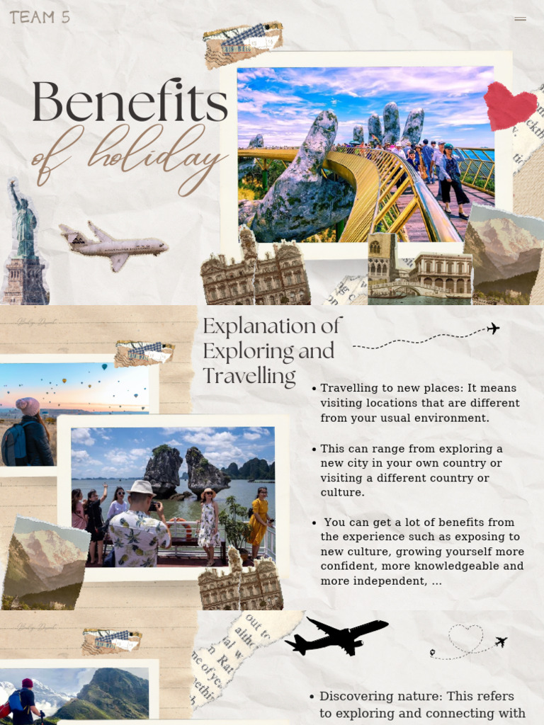 Beige Collage Travel Presentation | PDF | Psychology | Social Psychology