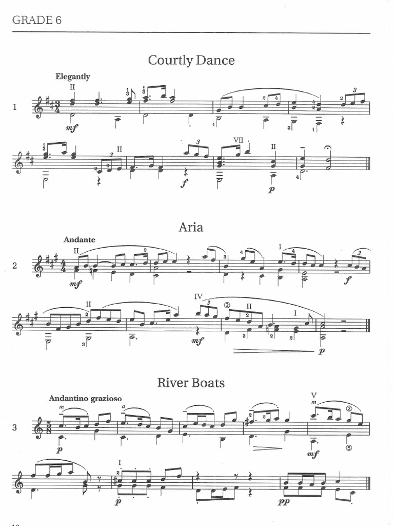 Sightreading Grade6 | PDF