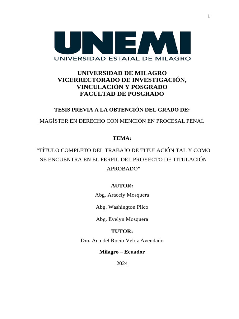 final TAREA 3 FORMATO TFM PARA MIS ALUMNOS QUERIDOS | PDF | Violación