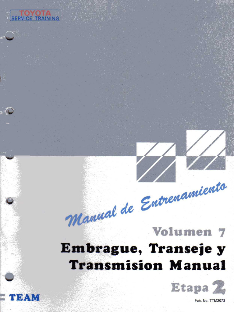Embrague, Transeje y Transmisión Manual | PDF