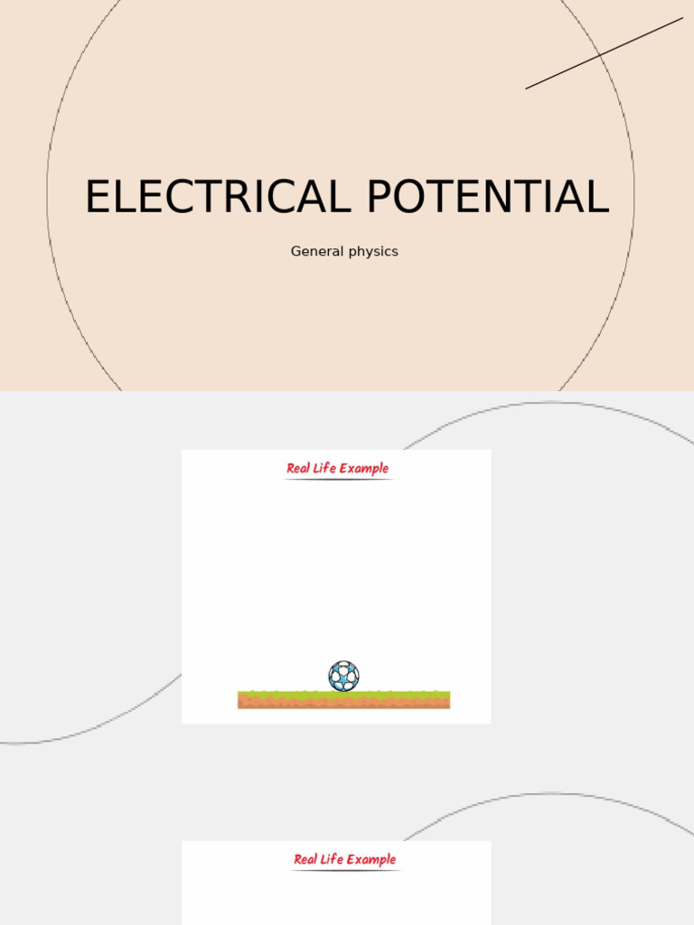 Electric Potential | PDF | Teaching Methods & Materials | Science ...