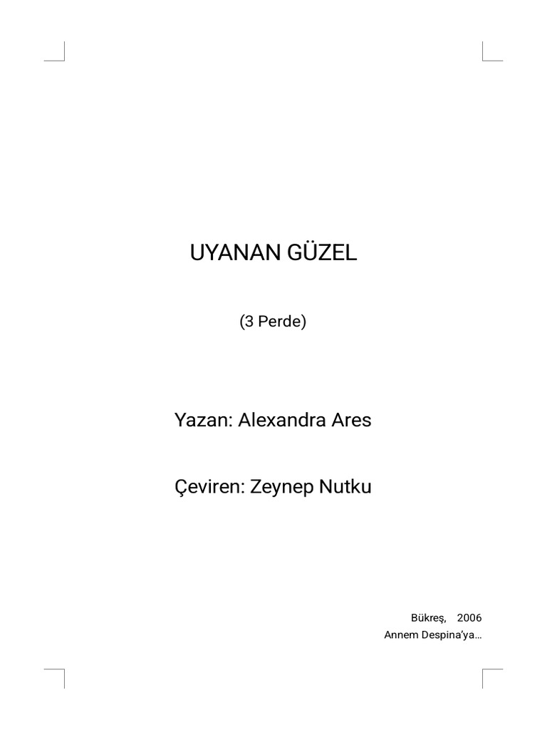 Alexandra Ares - Uyanan Güzel | PDF