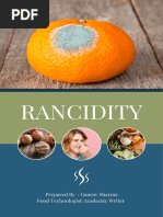 Rancidity in Food: Causes and Prevention | PDF | Fatty Acid | Antioxidant