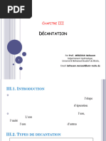 Types et principes de décantation | PDF | Traînée | Vitesse