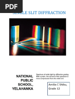 Physics Diffraction Grating Guide | PDF | Diffraction | Wavelength