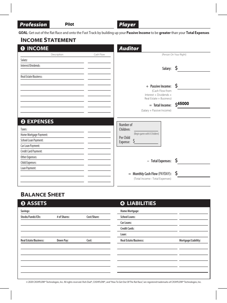 CASHFLOW_3 | PDF | Factor Income Distribution | Income