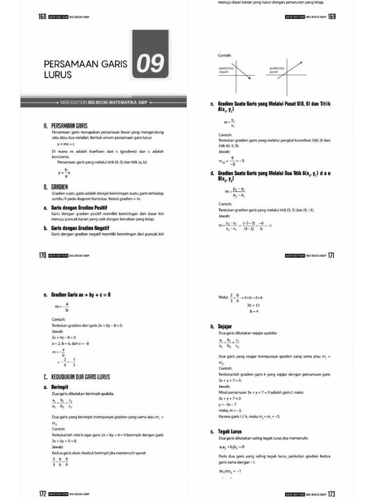 Persamaan Garis | PDF