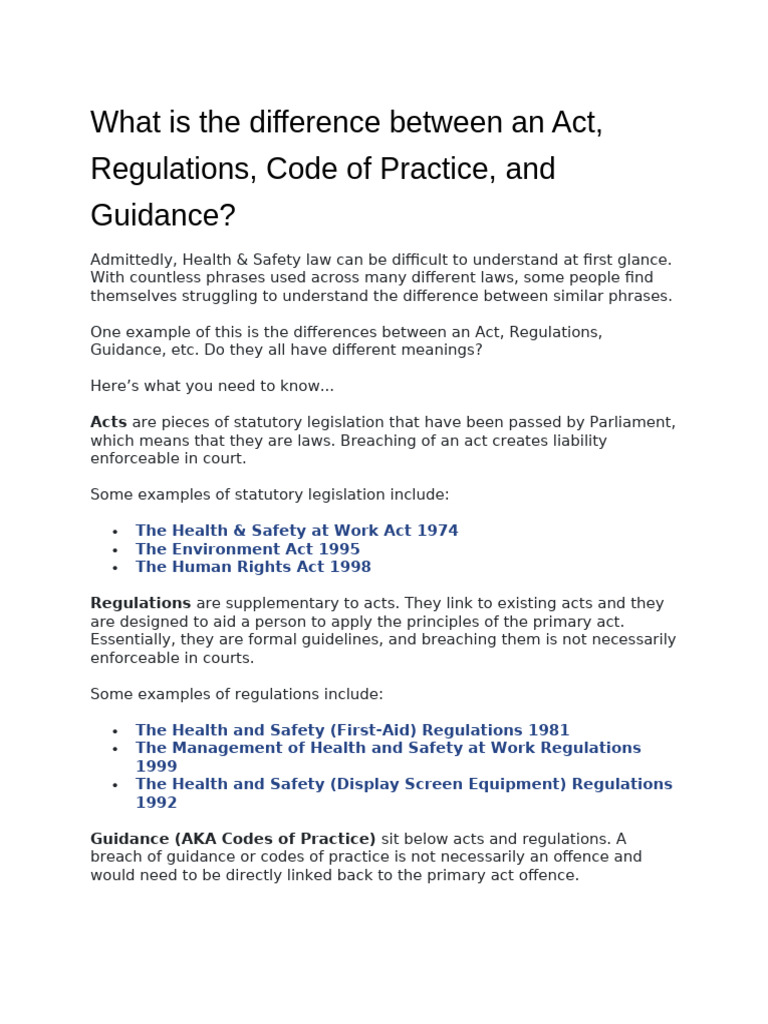 What Is The Difference Between An Act Pdf