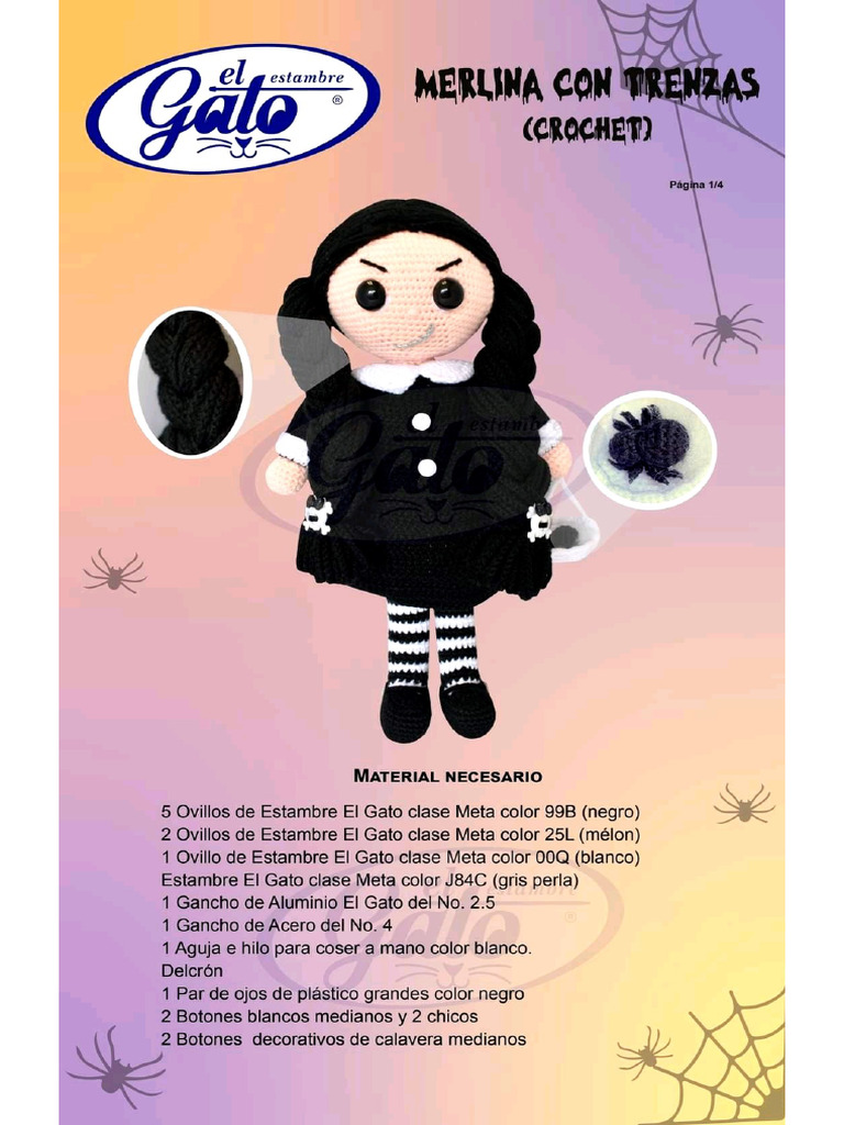 Merlina Con Trenzas | PDF