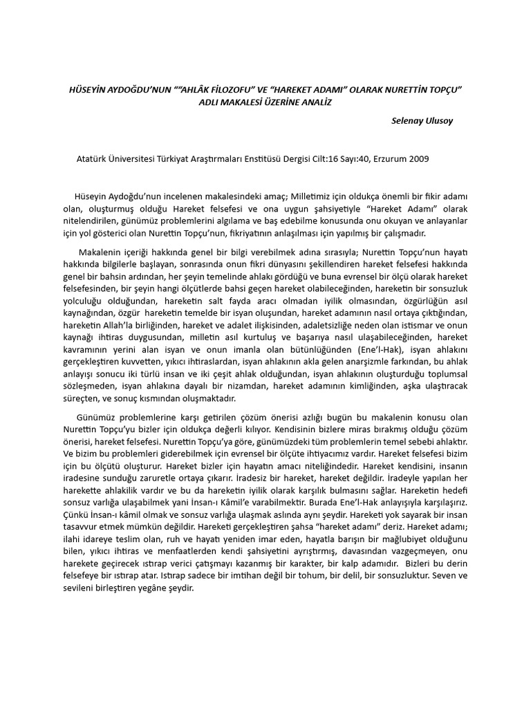 Makale Inceleme | PDF