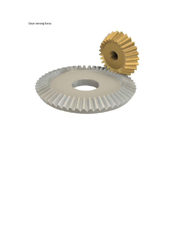 Gear Serong Lurus | PDF