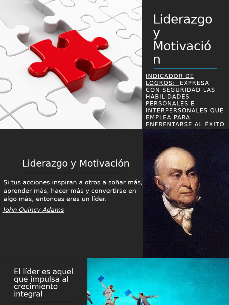 Liderazgo y Motivación | PDF | Relaciones personales, crianza y ...
