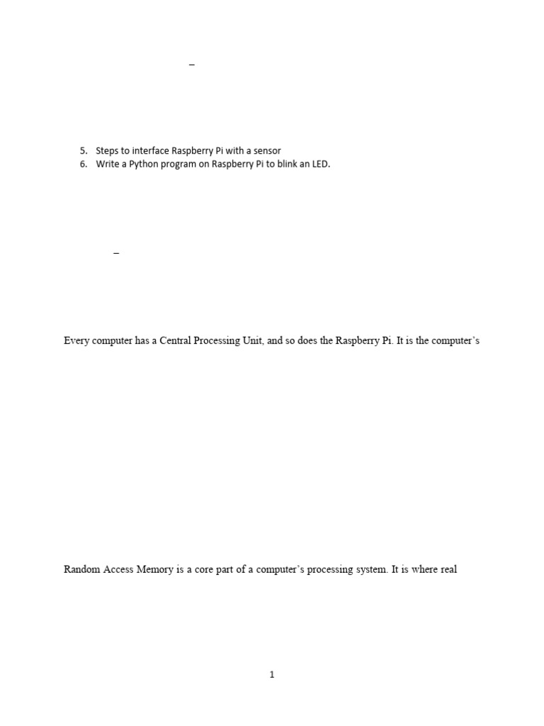 UNIT-III-FIOT-QUESTIONS & ANSWERS | PDF | Infrared | Raspberry Pi