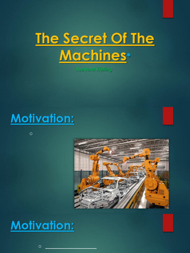 10TH The Secret of The Machines | PDF | Art | Young Adult