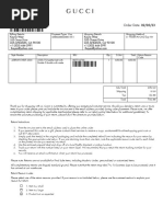 H&M Return Form | PDF