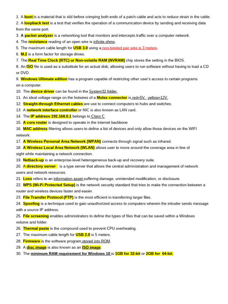 CSS Revier | PDF | Computer Network | Network Interface Controller
