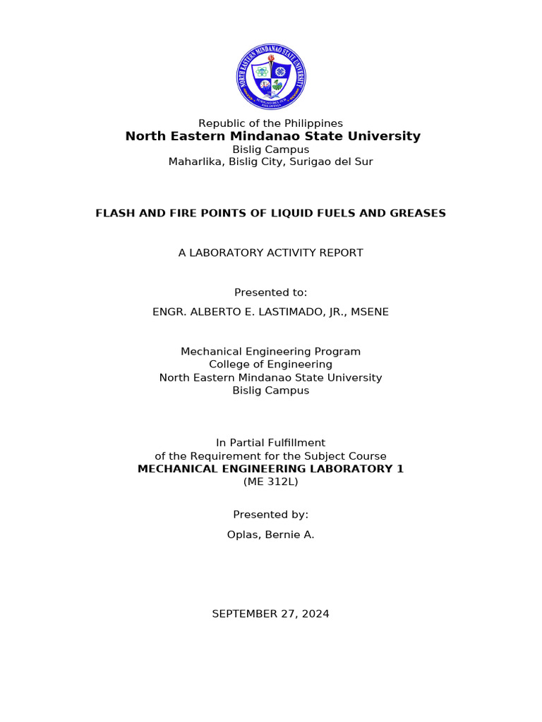 Laboratory Activity 2 Pdf Lubricant Materials