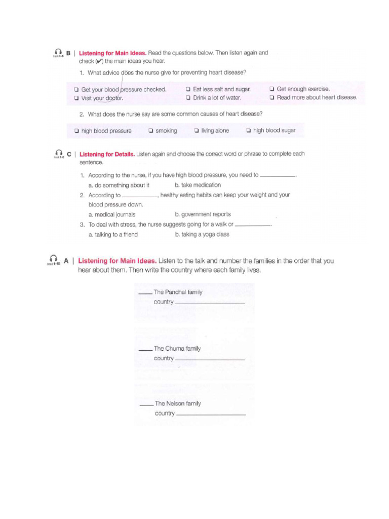 B4 Listening From Course Book | PDF