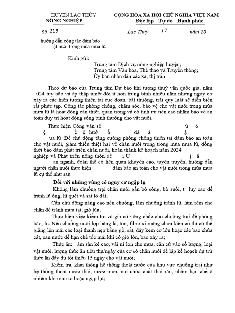 CVPHuongdancongtacantoanva Chieu Thu Que Huong | PDF