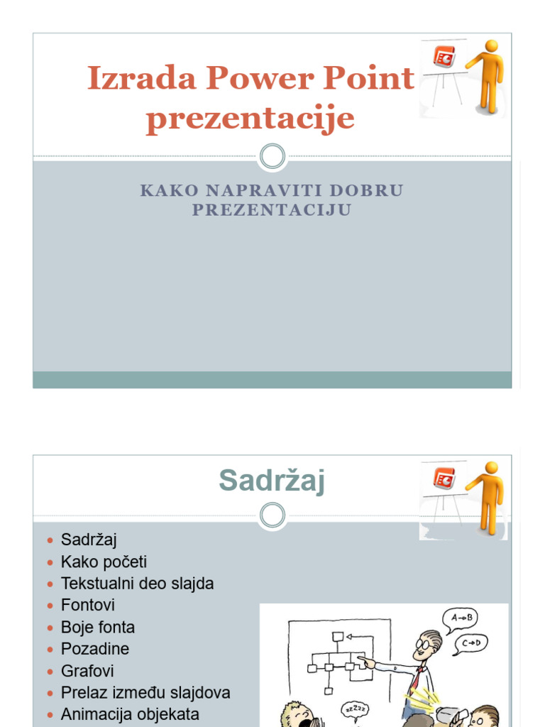Kako Napraviti Dobru Prezentaciju | PDF
