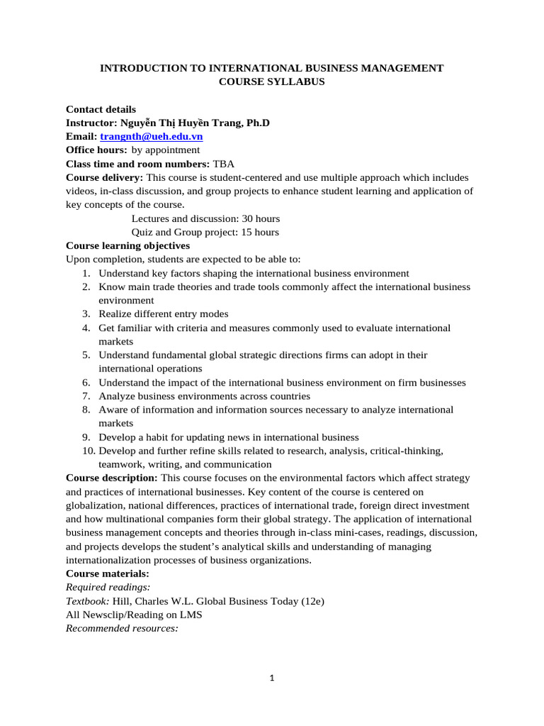 SYLLABUS_IB_2024 | PDF | Internationalization | Globalization