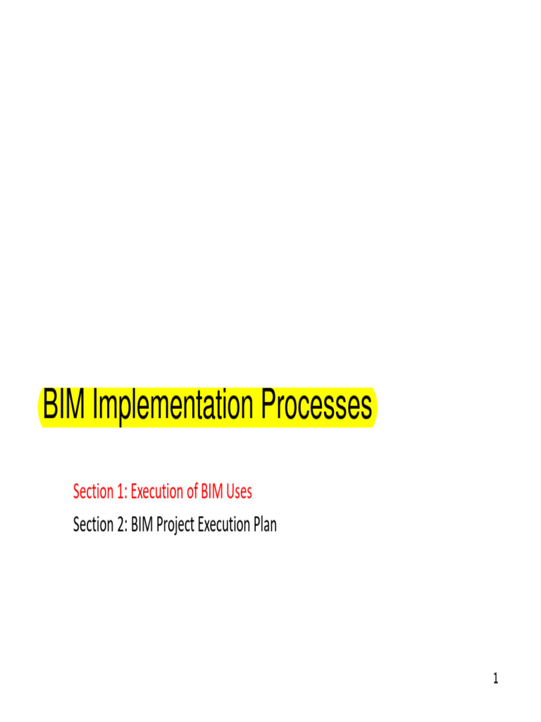 BIM Implementation Process | PDF | Building Information Modeling | Specification (Technical ...