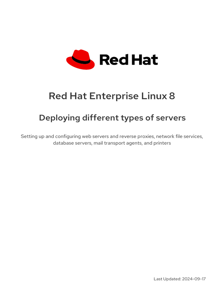Red Hat Enterprise Linux-8-Deploying Different Types of servers-en-US ...