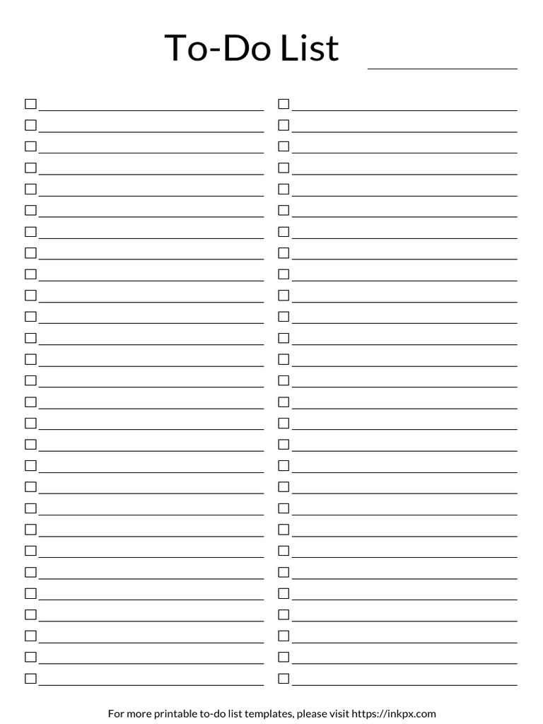 to-do-list-a4 | PDF