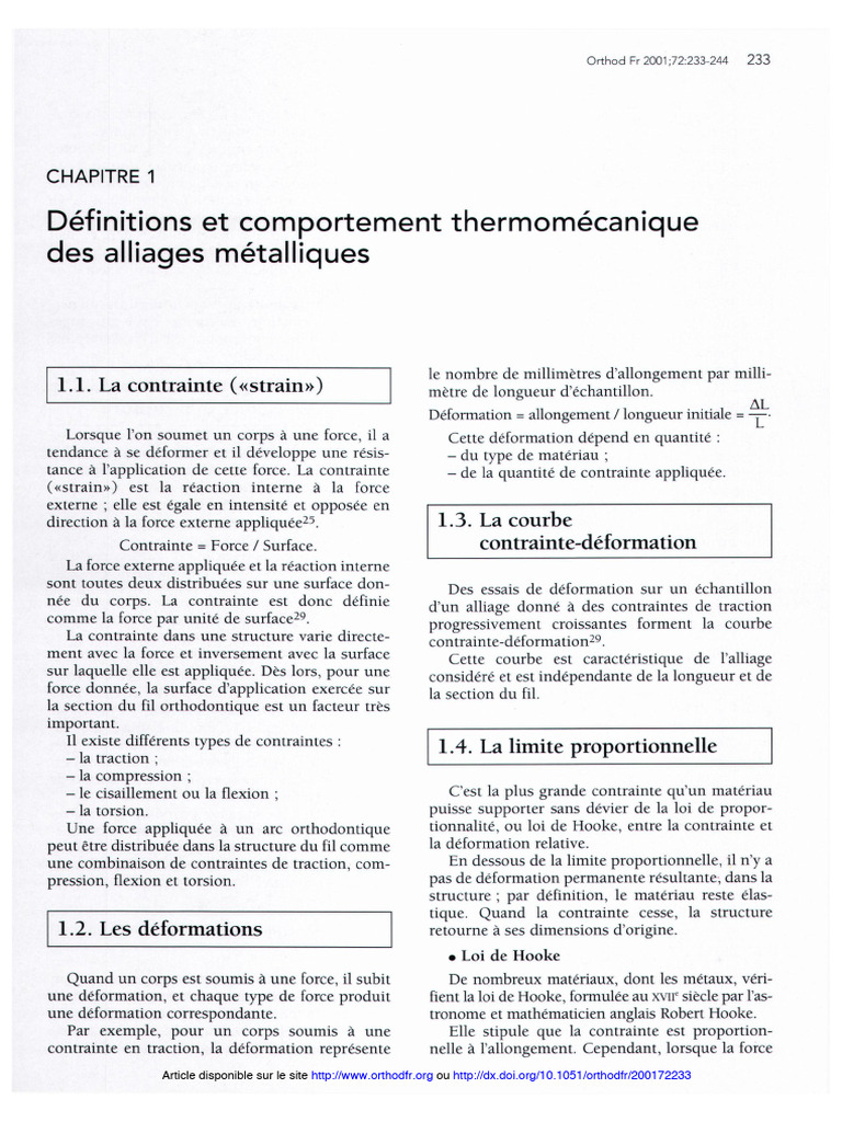 Alliage 1 | PDF