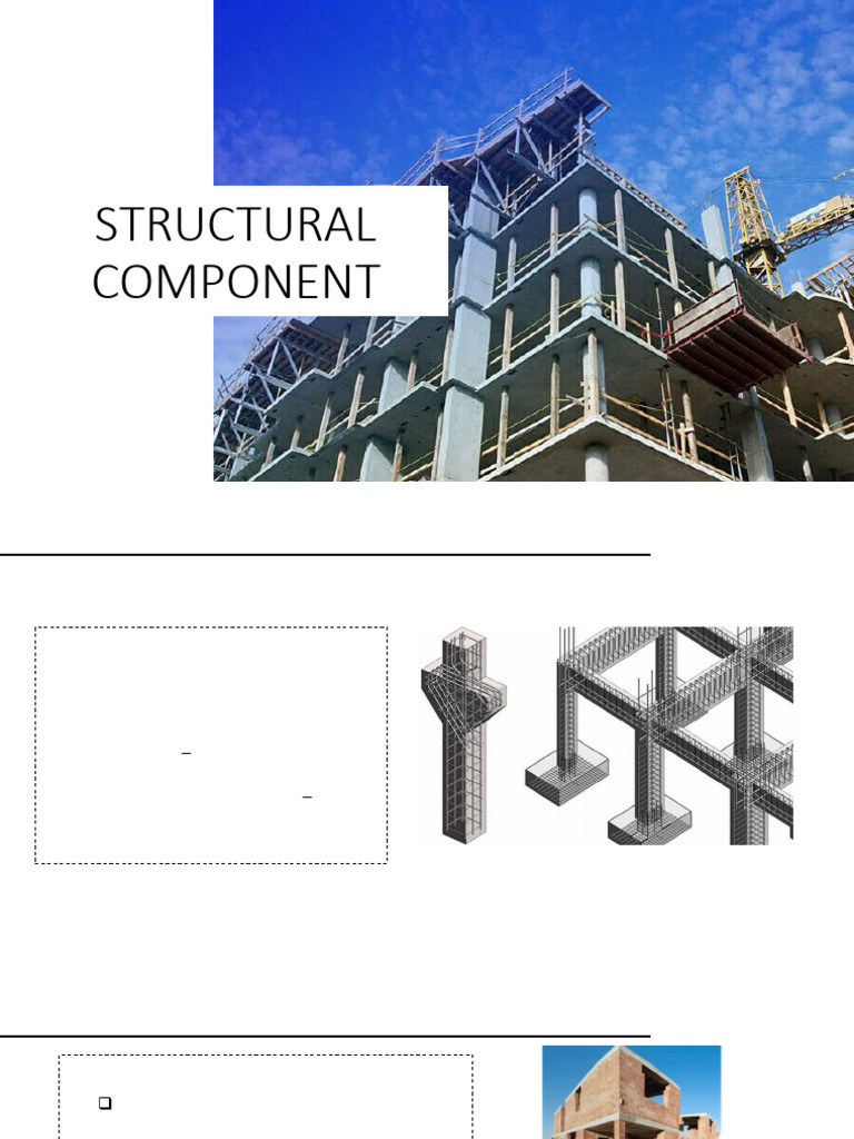 STRUCTURAL COMPONENT | PDF | Structural Load | Concrete