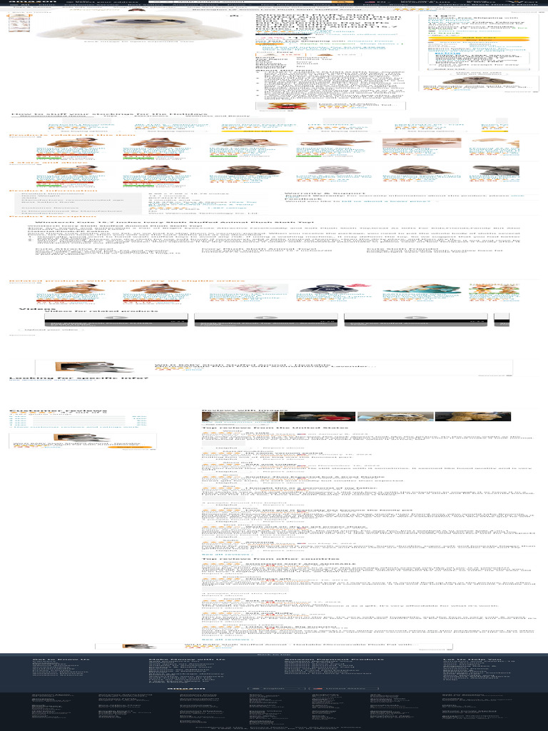 Winsterch Fluffy Sloth Stuffed Animal Small Plush Sloth Toy Birthday ...