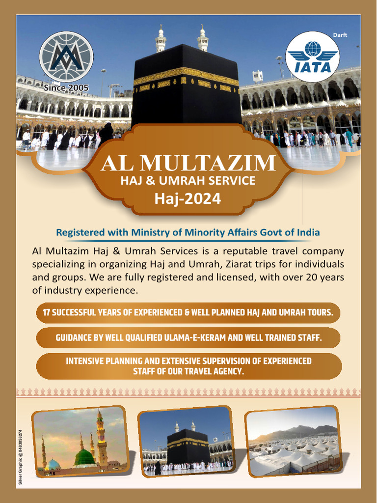 Hajj 2024 Packages by Al Multazim | PDF | Hajj | Mecca