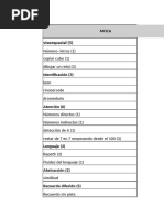 Test MoCA 8.2 en Español | PDF | Cognición | Ciencia cognitiva