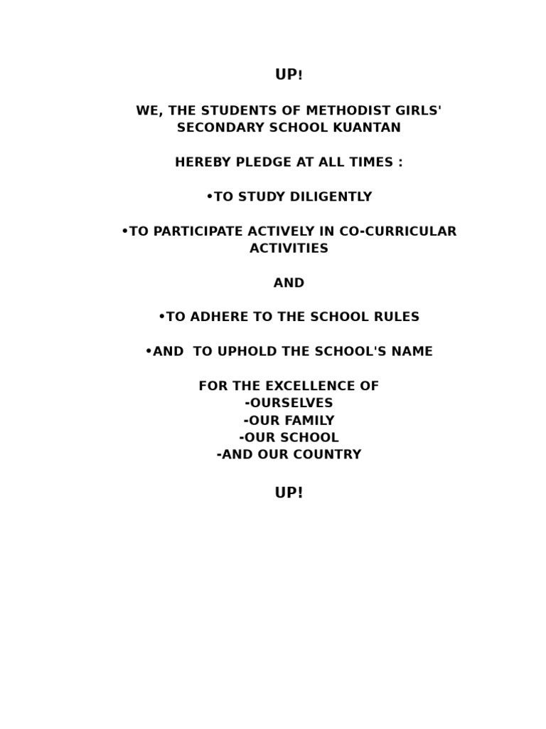 Student's Pledge | PDF