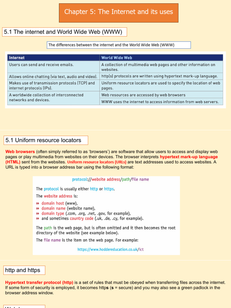 Internet and Web Browser Uses | PDF | World Wide Web | Internet & Web