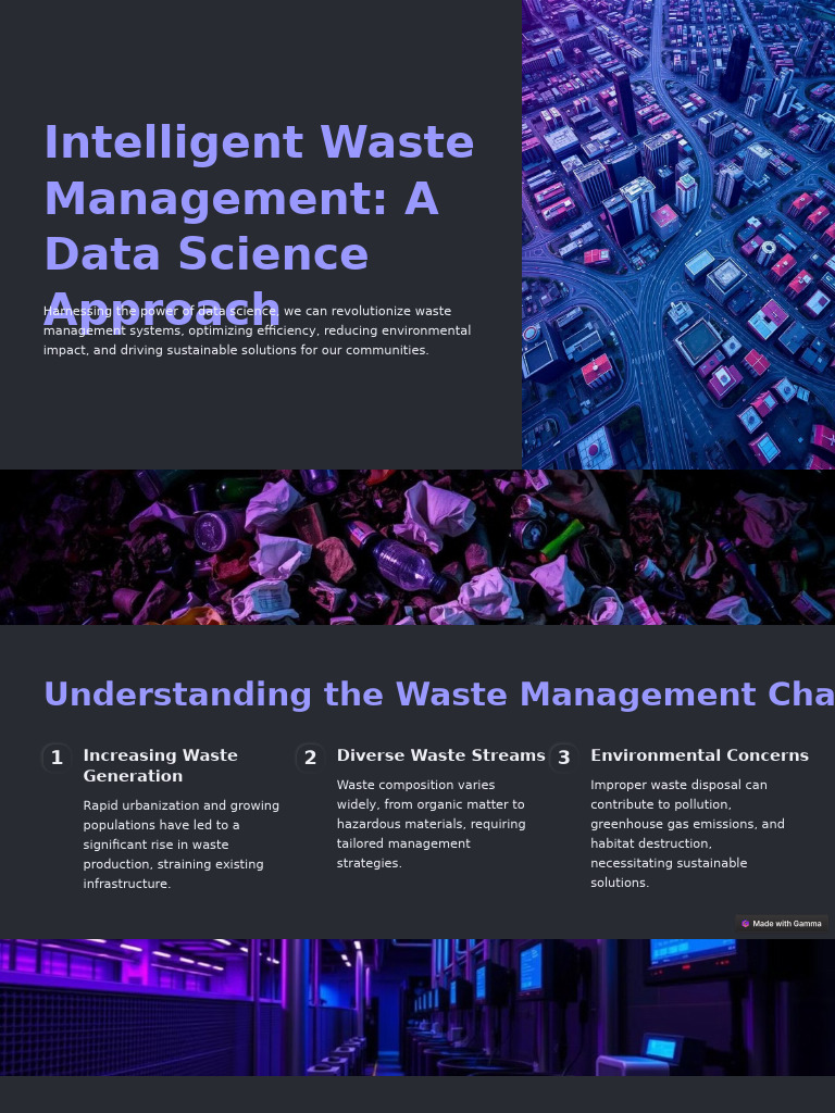 Intelligent Waste Management A Data Science Approach | PDF | Waste ...