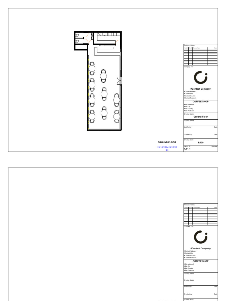 Coffee Shop - 1 - Layouts | PDF