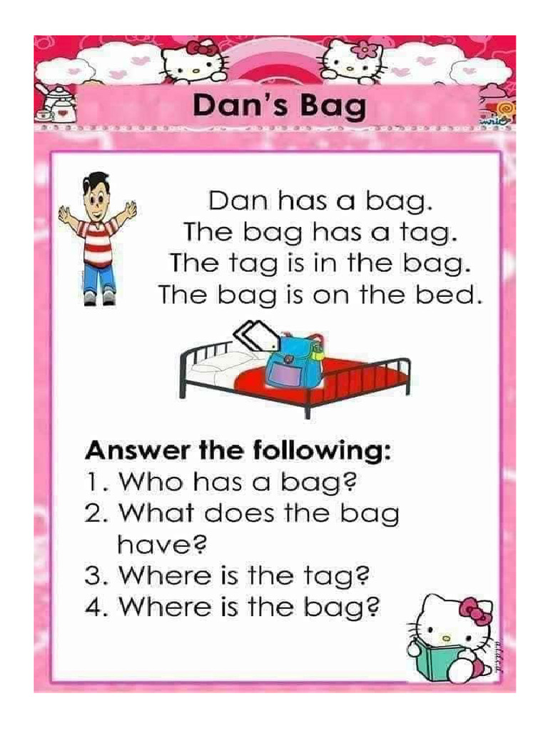 Reading With Comprehension 1 Pdf