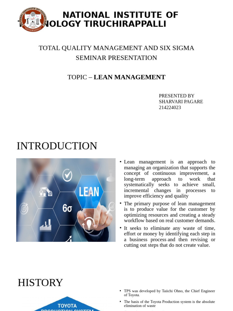 Lean Management Seminar Insights | PDF | Lean Manufacturing | Business