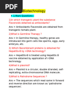 DBT-BET PYQ With Explanation - IFAS | PDF