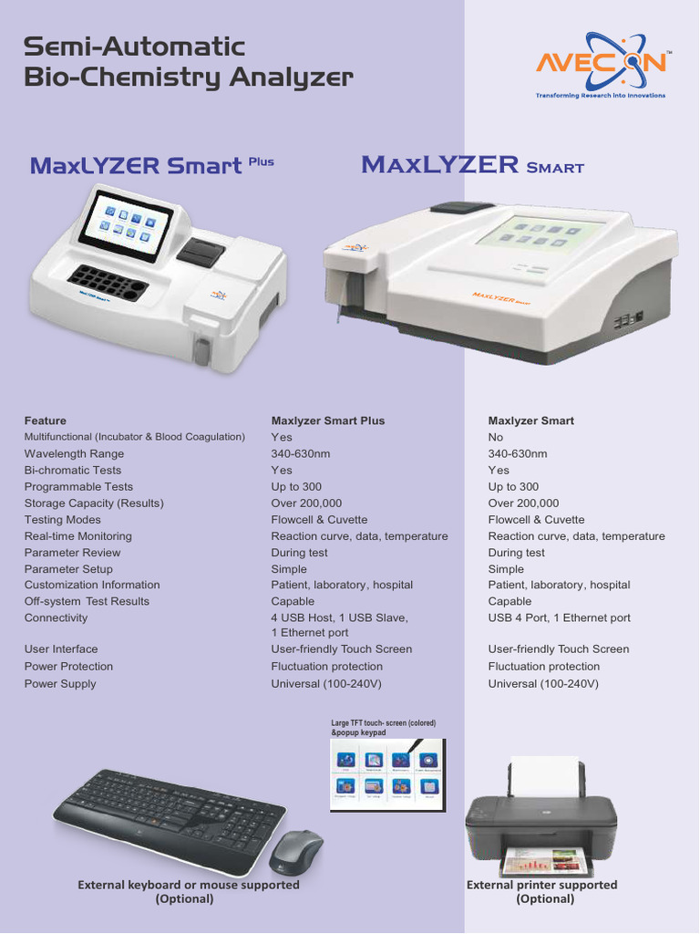 Biochemistry instruments & reagents Brochure | PDF | Cholesterol | Usb