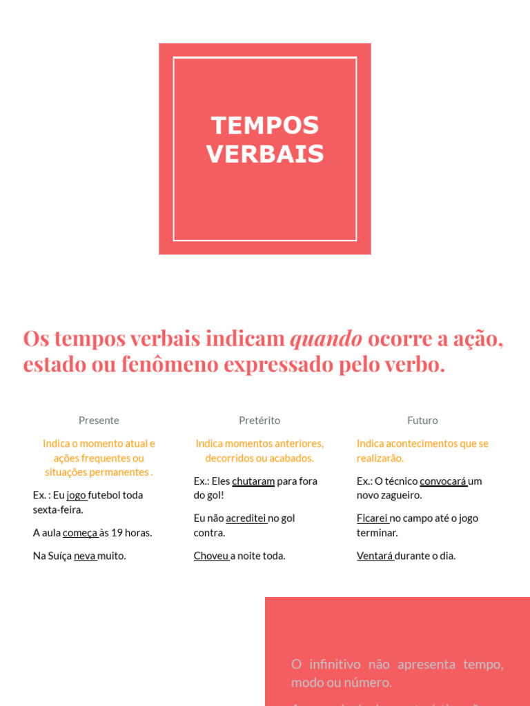 Tempos Verbais | PDF