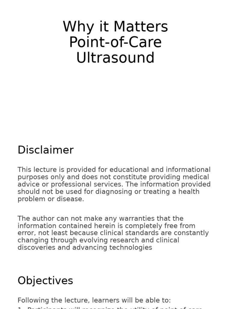 Why POCUS Matters 2024 APP Dinner | PDF | Health Care | Diseases And ...