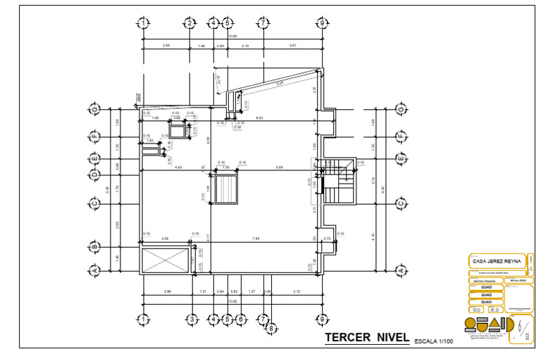 6.-Planta Acotada Tercer Nivel | PDF