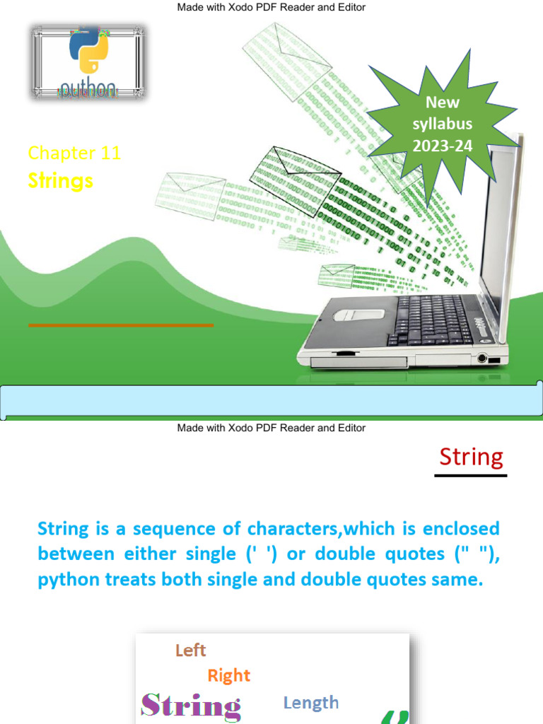 Strings 11 | PDF | String (Computer Science) | Letter Case