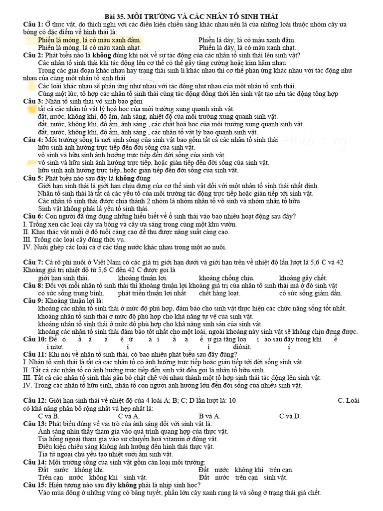 Bài 35-38 | PDF