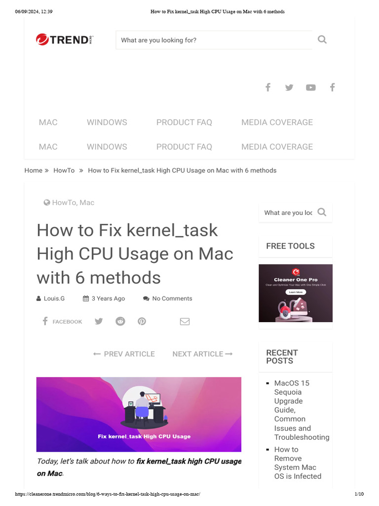 How To Fix Kernel - Task High CPU Usage On Mac With 6 Methods | PDF ...