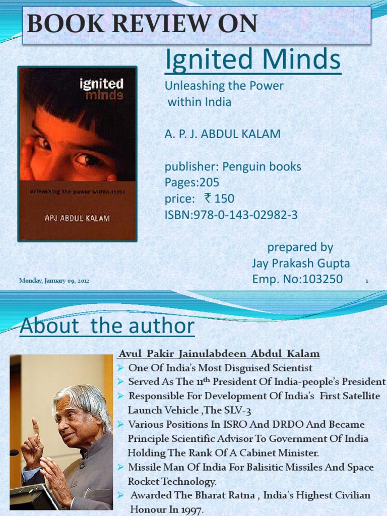 Book Review on Ignited Minds | Religion And Belief | Philosophical Science