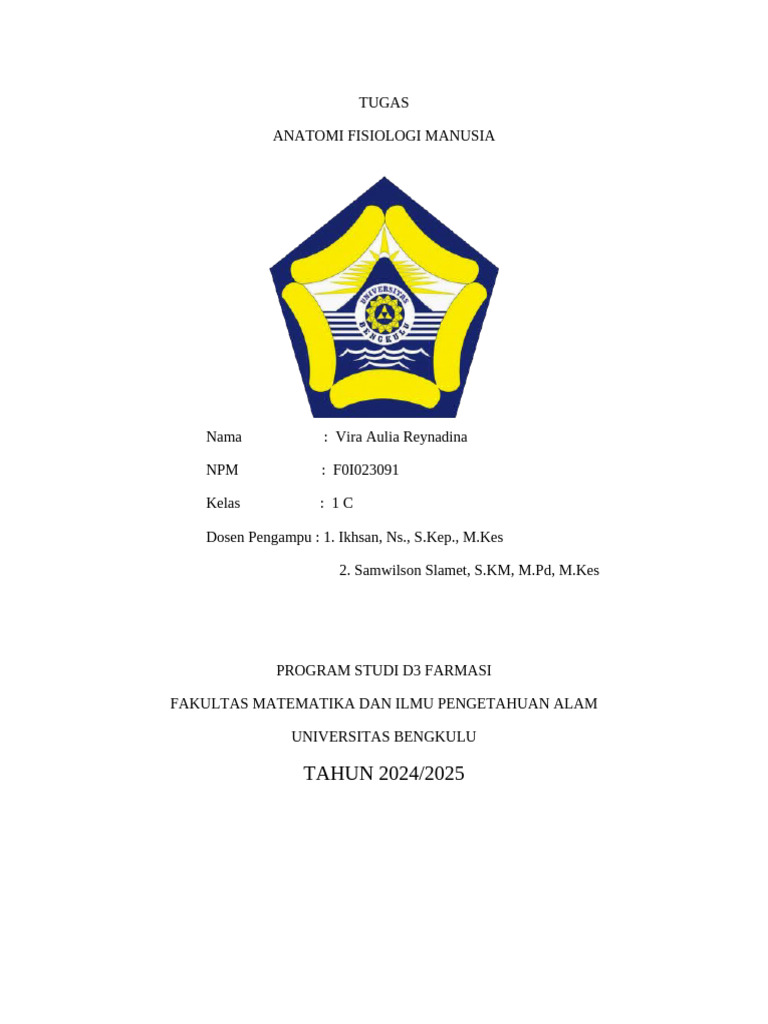 TUGAS ANFISMA Vira-1 | PDF | Pengembangan Diri | Sains & Matematika