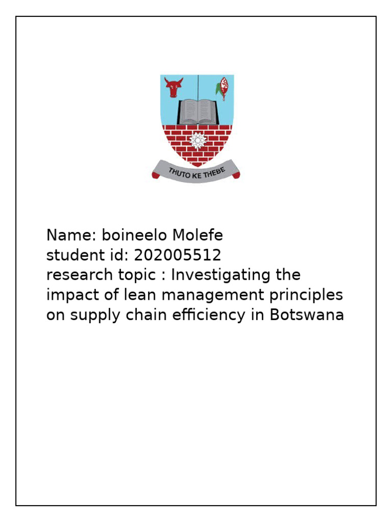Boineelo Check 31 | PDF | Lean Manufacturing | Performance Indicator